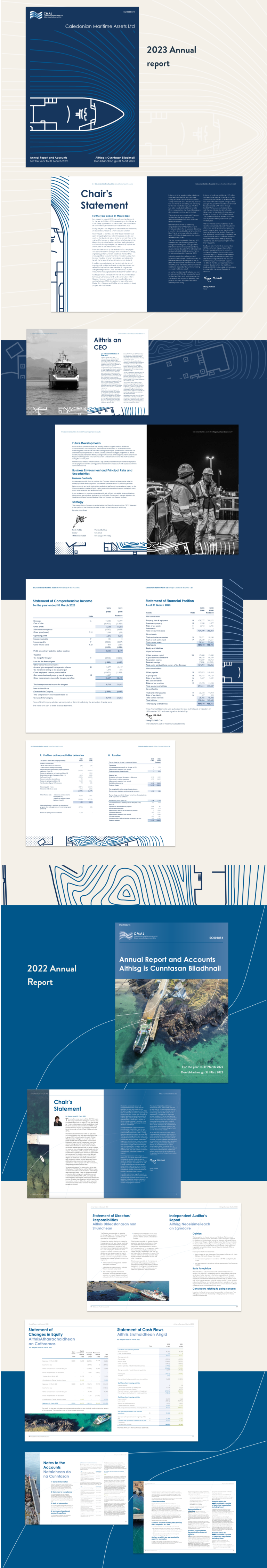 Caledonian Maritime Assets Annual Reports - Clark.